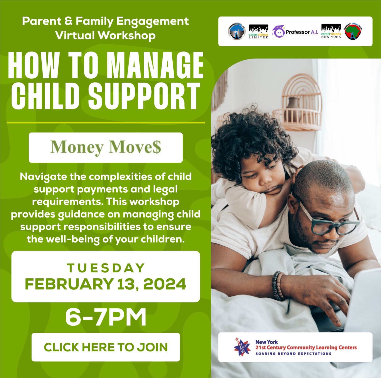 2. Parent & Family Workshops - Community Change Inc